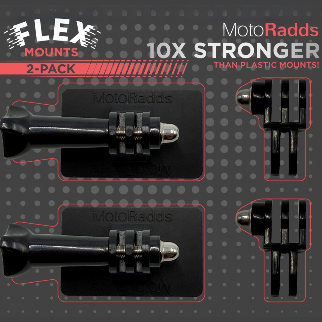 FLEX Classic Universal Flexible Action Camera Mount – MotoRadds