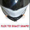 MotoRadds FLEX Slim Universal Flexible Bendable Helmet Chin Mount