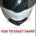 MotoRadds FLEX Slim Universal Flexible Bendable Helmet Chin Mount
